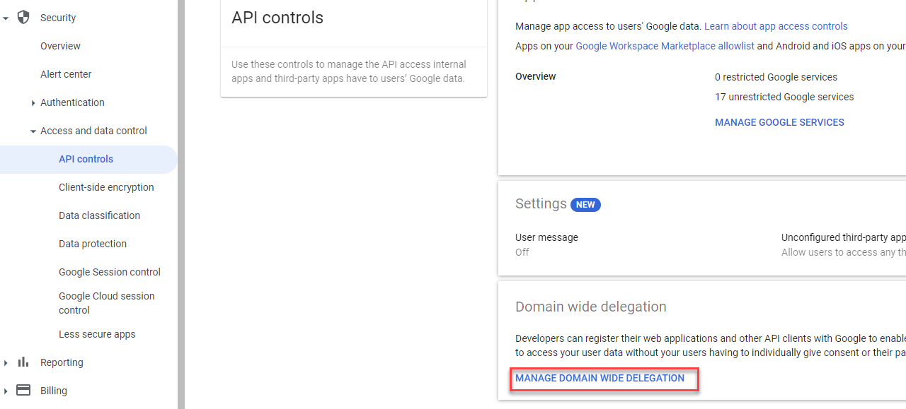 Grant Service Account API Access | FortiCASB 24.3.a | Fortinet Document ...