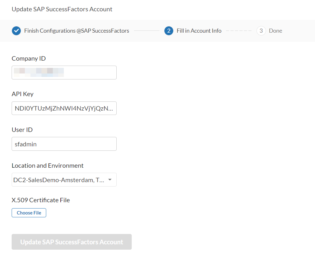 Update SAP Success Factors Account | FortiCASB 24.3.a | Fortinet ...