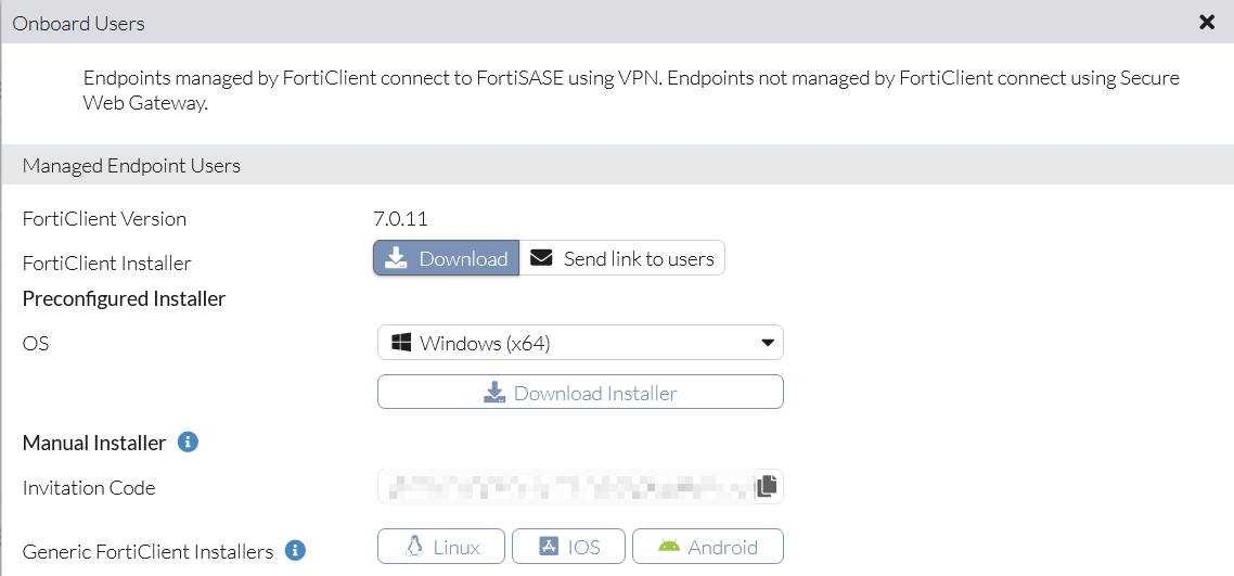 Shifting from FortiClient EMS to FortiSASE | FortiSASE 24.4.32 ...