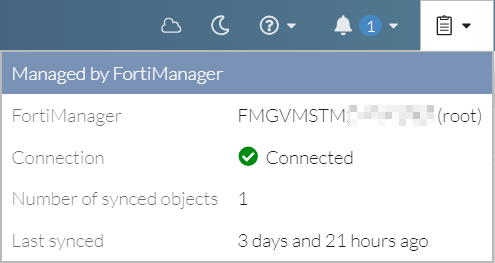 Verifying configuration updates performed using central management ...