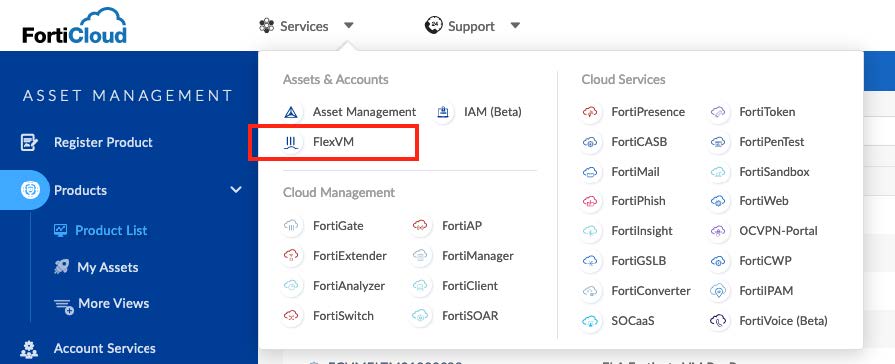 Flex-VM license | FortiADC Public Cloud | Fortinet Document Library
