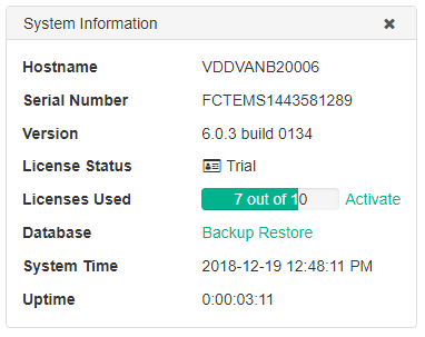 Installing EMS on Server B | FortiClient 6.0.3