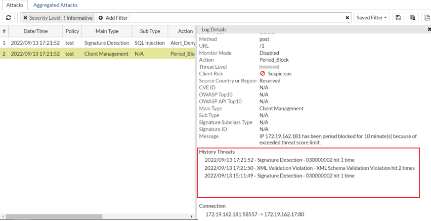 Configuring client management | FortiWeb 7.4.6 | Fortinet Document Library