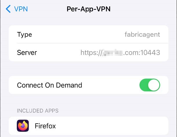 Per-application VPN | FortiClient 7.2.0 | Fortinet Document Library
