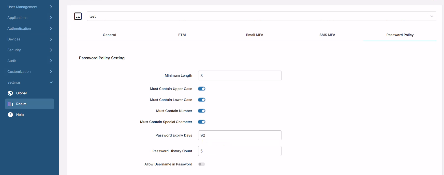 Set End-user Portal password policy | FortiToken Cloud | Fortinet ...