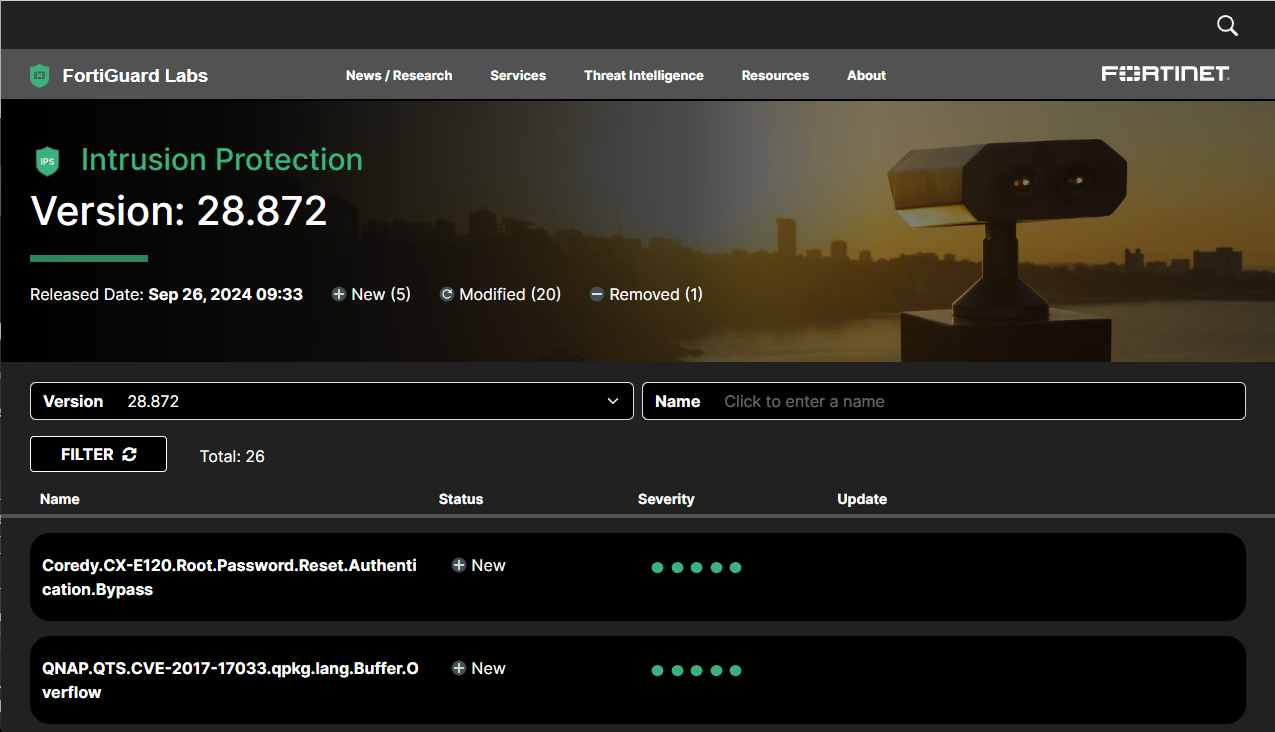 Managing IPS signature updates as an IPS administrator | FortiManager 7 ...
