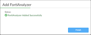 Adding FortiAnalyzer to FortiManager | FortiManager 7.6.0 | Fortinet ...