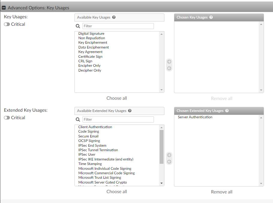 Configuring FortiManager to deploy certificates for admin GUI access ...