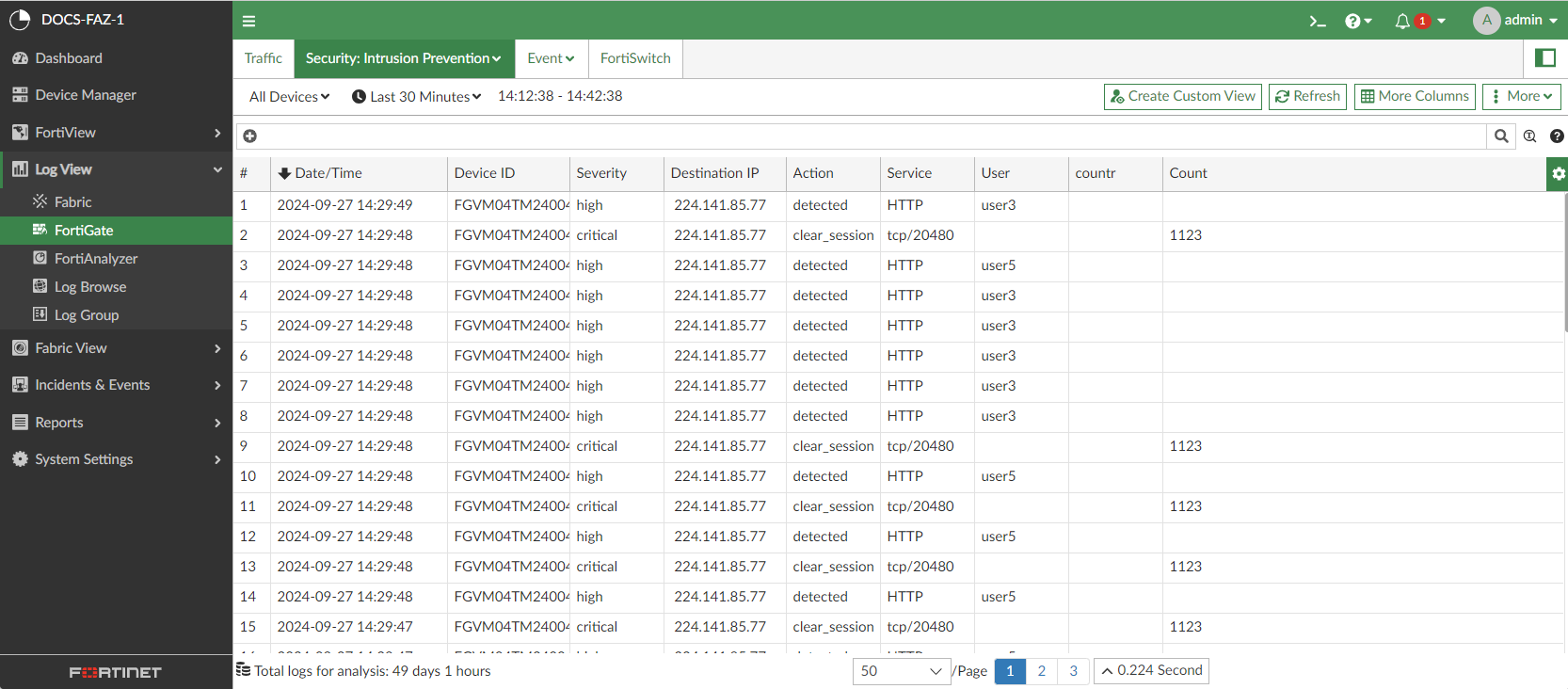Managing IPS signature updates as an IPS administrator | FortiManager 7 ...