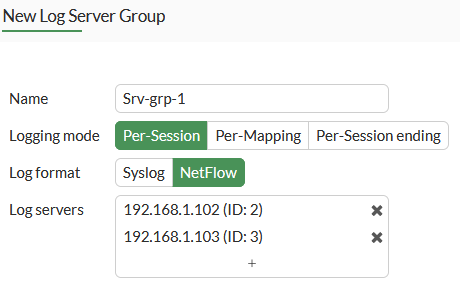 Hardware logging server groups | FortiGate / FortiOS 7.6.3 | Fortinet Document Library