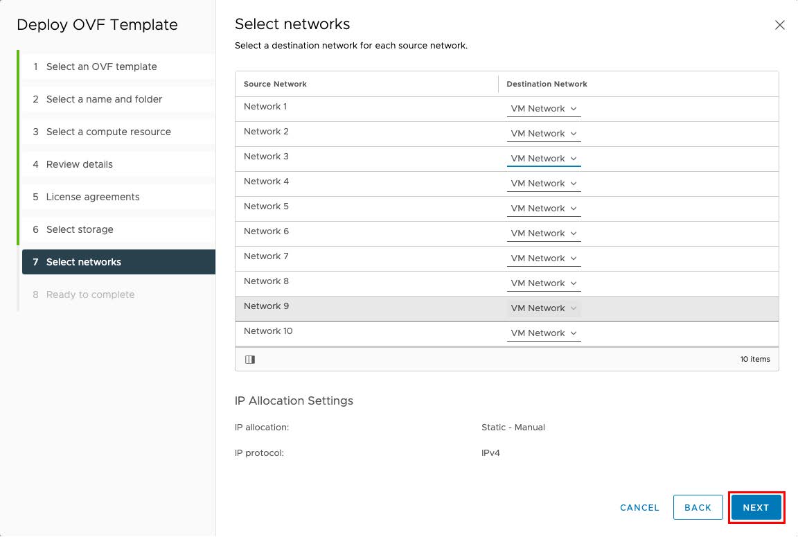 Deploying the OVF template | FortiGate Private Cloud 7.4.0