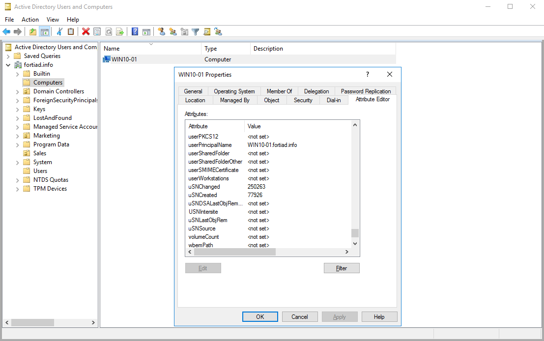 LDAP lookup fails to match computer | FortiClient 7.4.3 | Fortinet ...