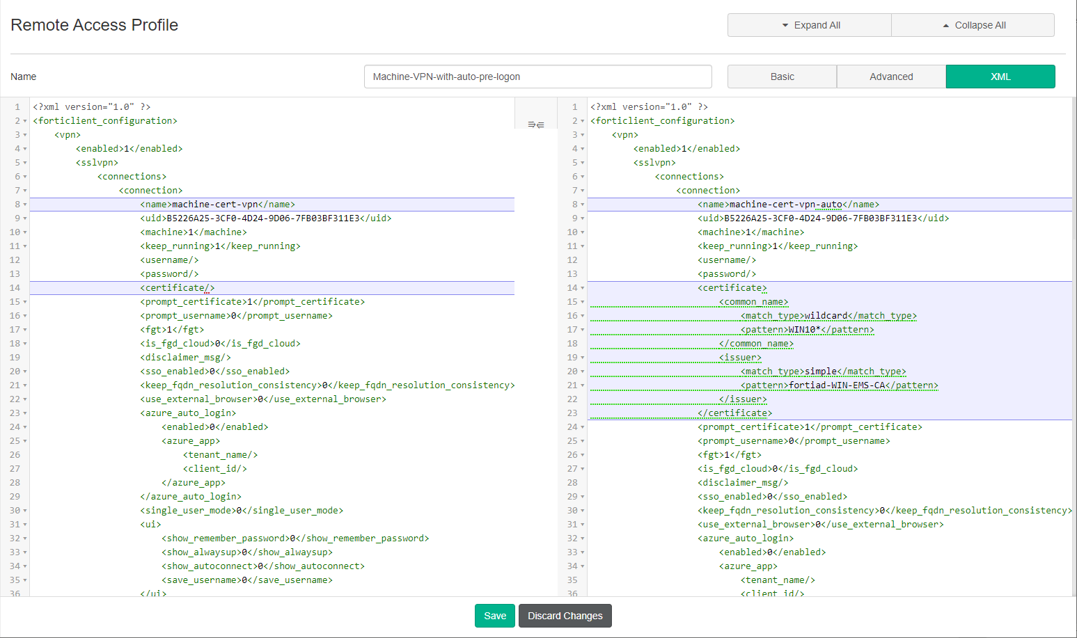 Configuring Vpn To Automatically Connect Before Logon Forticlient 7 4 3 Fortinet Document