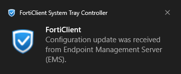 Verifying and troubleshooting | FortiClient 7.4.3 | Fortinet Document ...