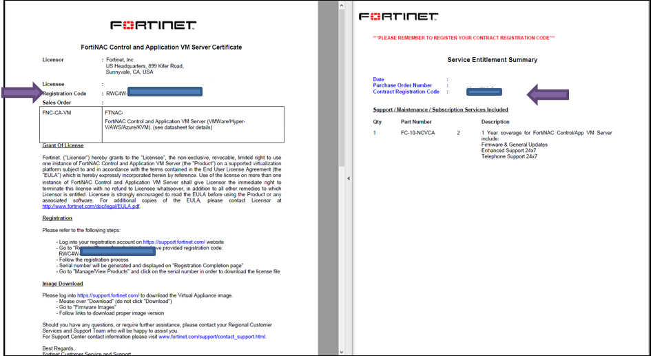 Prerequisite: Product Registration | FortiNAC-F 7.6.0 | Fortinet ...
