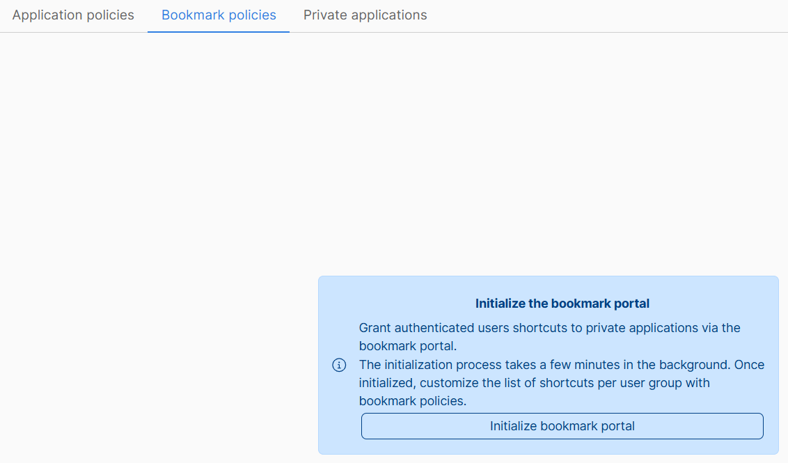 Configuring the bookmark portal | FortiSASE | Fortinet Document Library