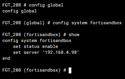 Example configuration | FortiSandbox 5.0.1 | Fortinet Document Library