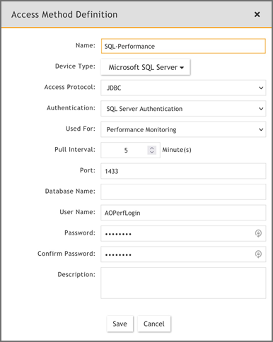 Microsoft SQL Server | FortiSIEM 7.2.6 | Fortinet Document Library