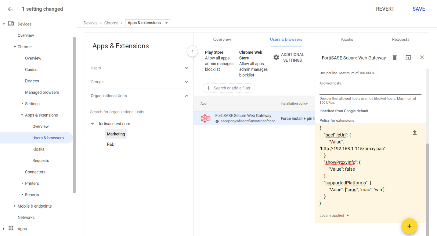 (Optional) Installing and configuring the SWG Chrome extension ...