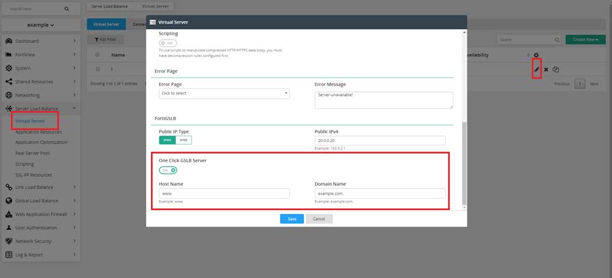 Getting started for FortiADC users | FortiGSLB 23.1.0