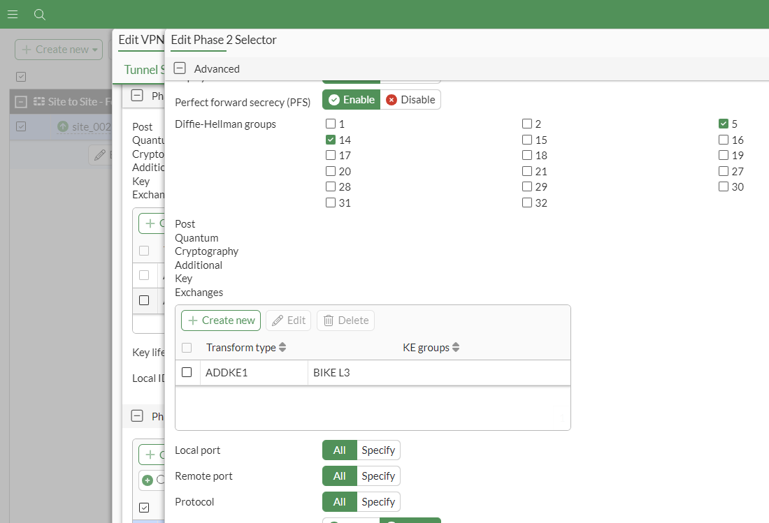 Post-Quantum Cryptography for IPsec key exchange NEW | FortiGate ...