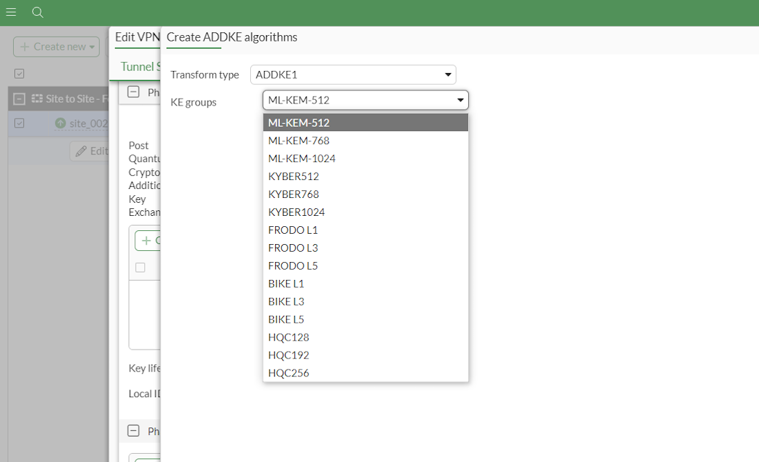 Post-Quantum Cryptography for IPsec key exchange NEW | FortiGate ...
