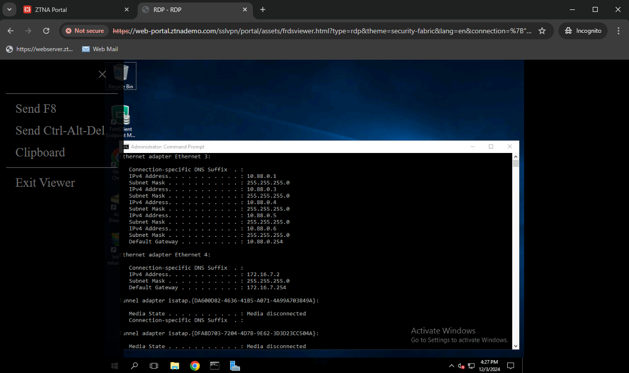 ZTNA agentless web-based application access NEW | FortiGate / FortiOS 7 ...