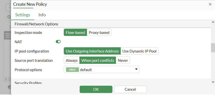 Static SNAT | FortiGate / FortiOS 7.6.1 | Fortinet Document Library