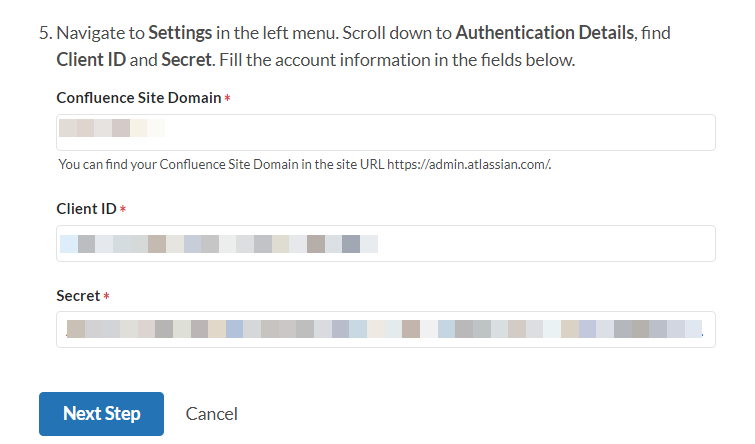 Add Confluence Account | FortiCASB 23.4.a | Fortinet Document Library