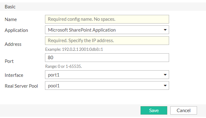 Configuring virtual servers | FortiADC 7.4.7 | Fortinet Document Library