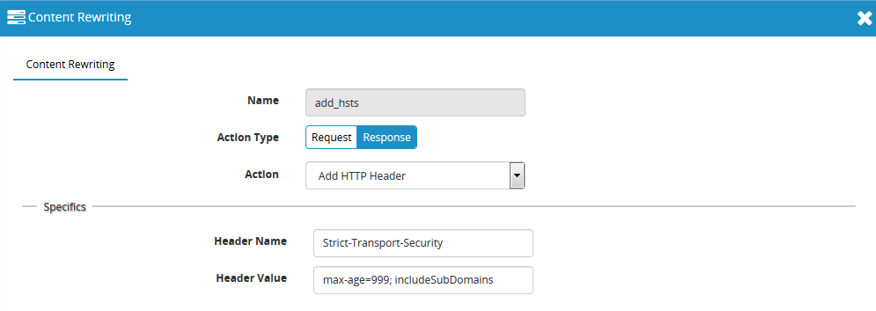 HSTS and HPKP support | FortiADC 7.4.7 | Fortinet Document Library