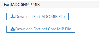 Downloading SNMP MIBs | FortiADC 7.4.7 | Fortinet Document Library