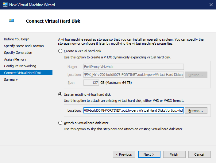 Create the FortiProxy‑VM | FortiProxy Private Cloud 7.6.0 | Fortinet ...