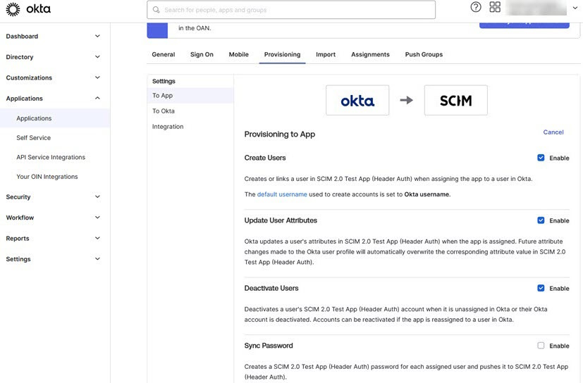 Demo: Configure Okta as SCIM client | FortiToken Cloud 24.2.a ...
