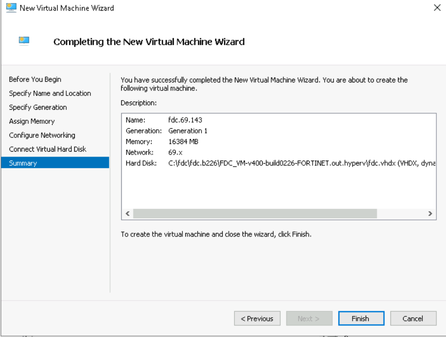 Configure the Virtual Machine | FortiDeceptor Private Cloud 6.1.0 ...