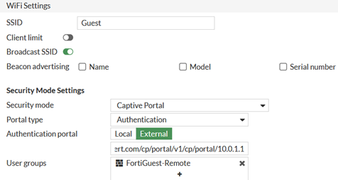 Creating a Guest Wi-Fi Network | FortiGuest 2.2.0 | Fortinet Document ...
