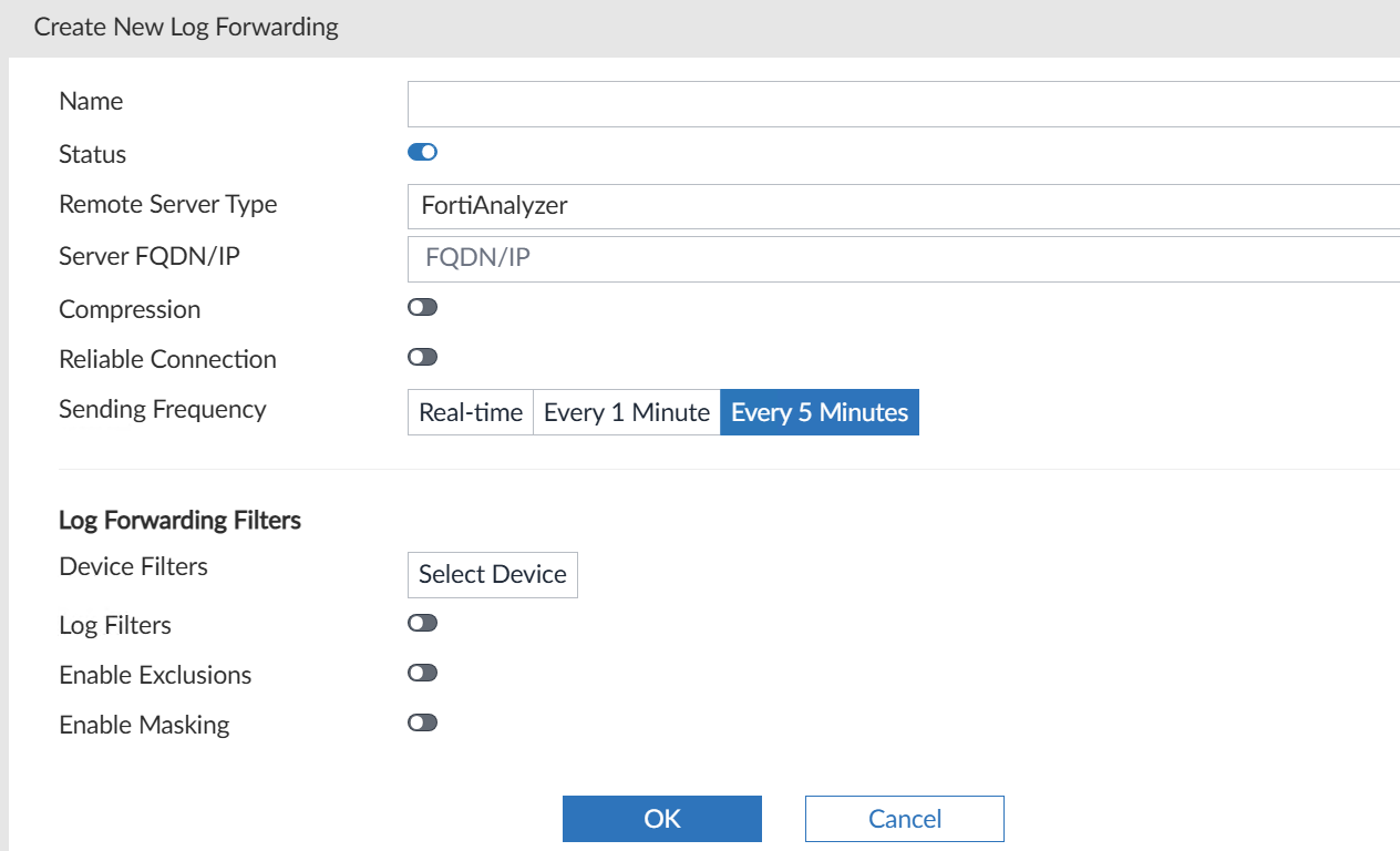 Enable Log Forwarding | FortiAIOps 3.0.0 | Fortinet Document Library