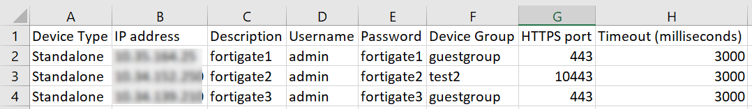 Importing and Exporting FortiGates | FortiAIOps 3.0.0 | Fortinet ...