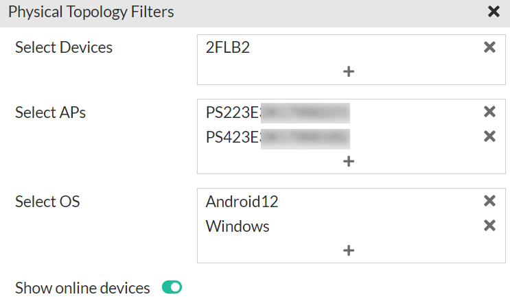Physical Topology | FortiAIOps 3.0.0 | Fortinet Document Library