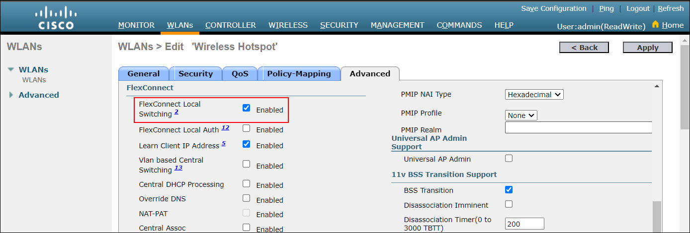 Configuring SSID | FortiGuest 1.3.1 | Fortinet Document Library