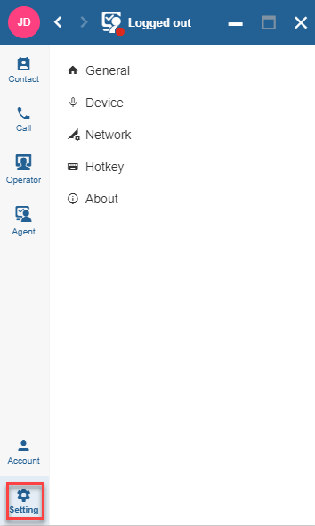 Configuring FortiFone softclient settings | FortiFone 1.0.0