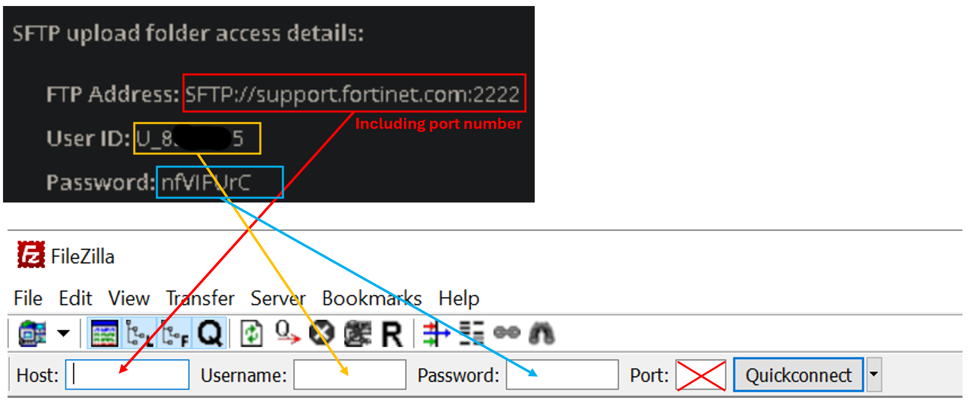 Appendix K: Uploading large FortiDDoS files to a FortiCare ticket using ...