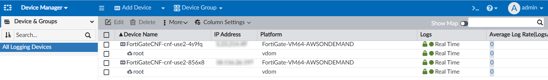 FortiAnalyzer logging | FortiGate CNF 23.2.1