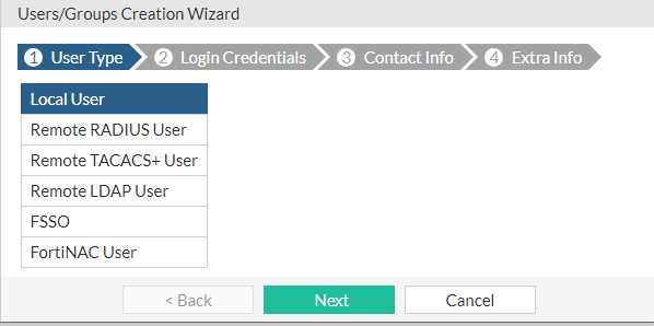 Assigning a FortiToken to a user account | FortiProxy 7.6.1 | Fortinet ...
