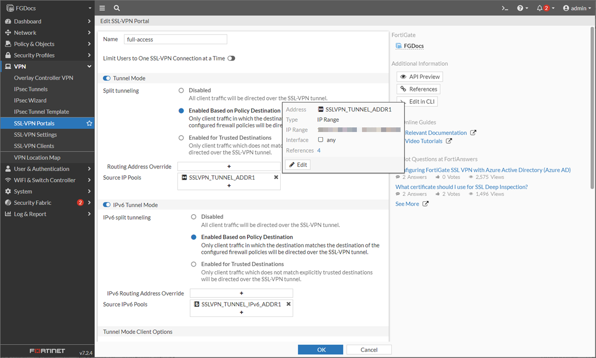 FortiGate Methods to Utilize the Feed | FortiSIEM 7.2.4 | Fortinet ...