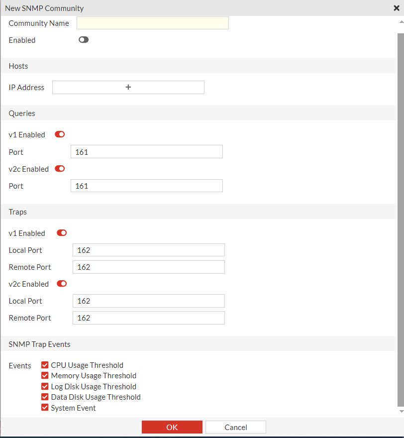 SNMP | FortiNDR 7.6.0 | Fortinet Document Library