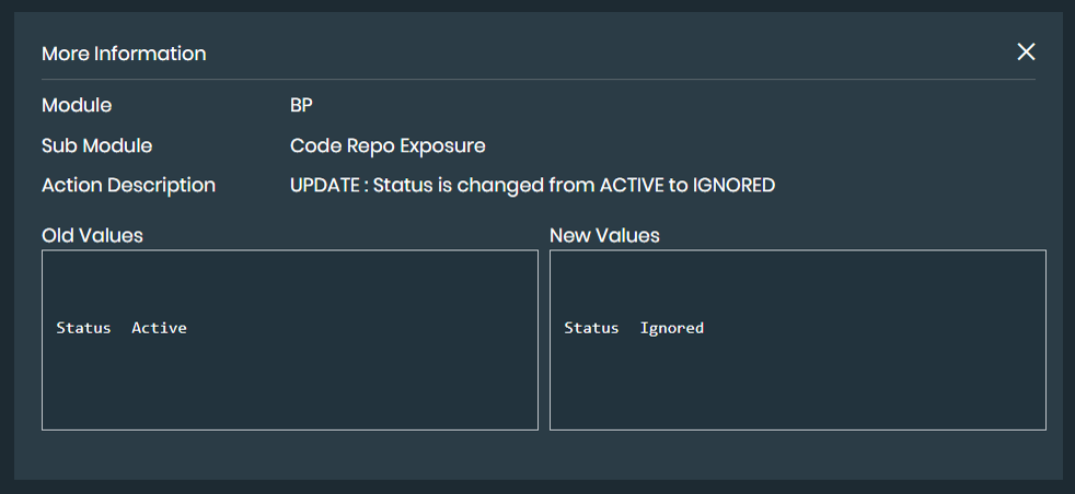 Viewing audit logs | FortiRecon 24.4.a | Fortinet Document Library