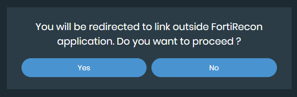 Reviewing social media threats | FortiRecon 24.4.a | Fortinet Document ...