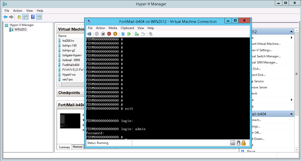 FortiMail VM console access | FortiMail Appliances and Virtual Machines ...