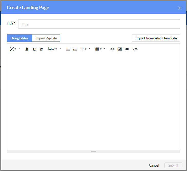Landing page | FortiPhish 23.1.a